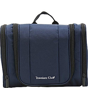 Travelers Club 11" Toiletry Kit Travel Accessory, Charcoal, 11 Inch