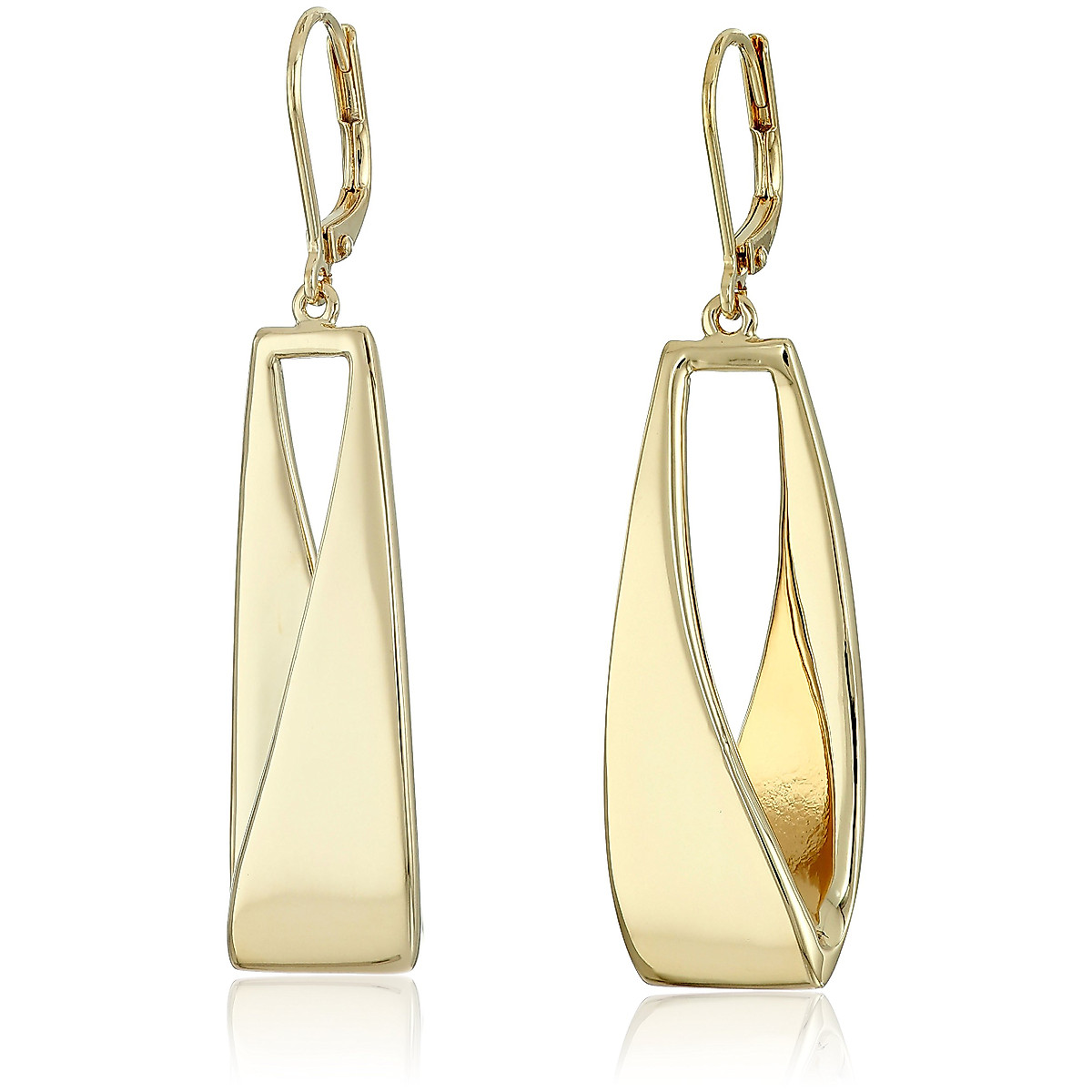 Anne Klein Goldtone Linear Drop Earrings