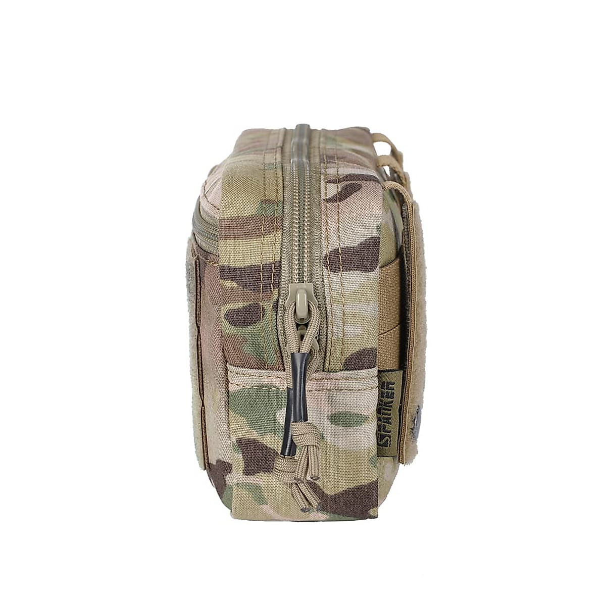 EXCELLENT ELITE SPANKER Tactical Molle Admin Pouch for Tactical Vest Chest Waist Pack Utility Tool Pouch Tactical EDC Bag(Multicam)