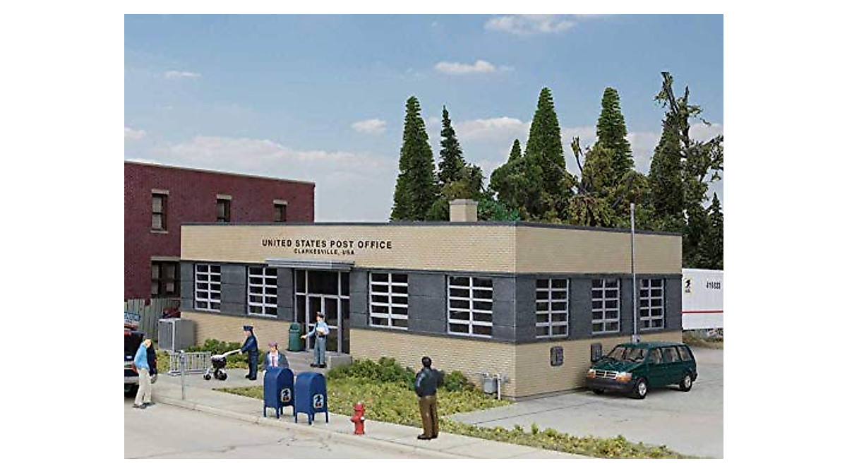 Walthers Brick Post Office Kit - HO Scale Model