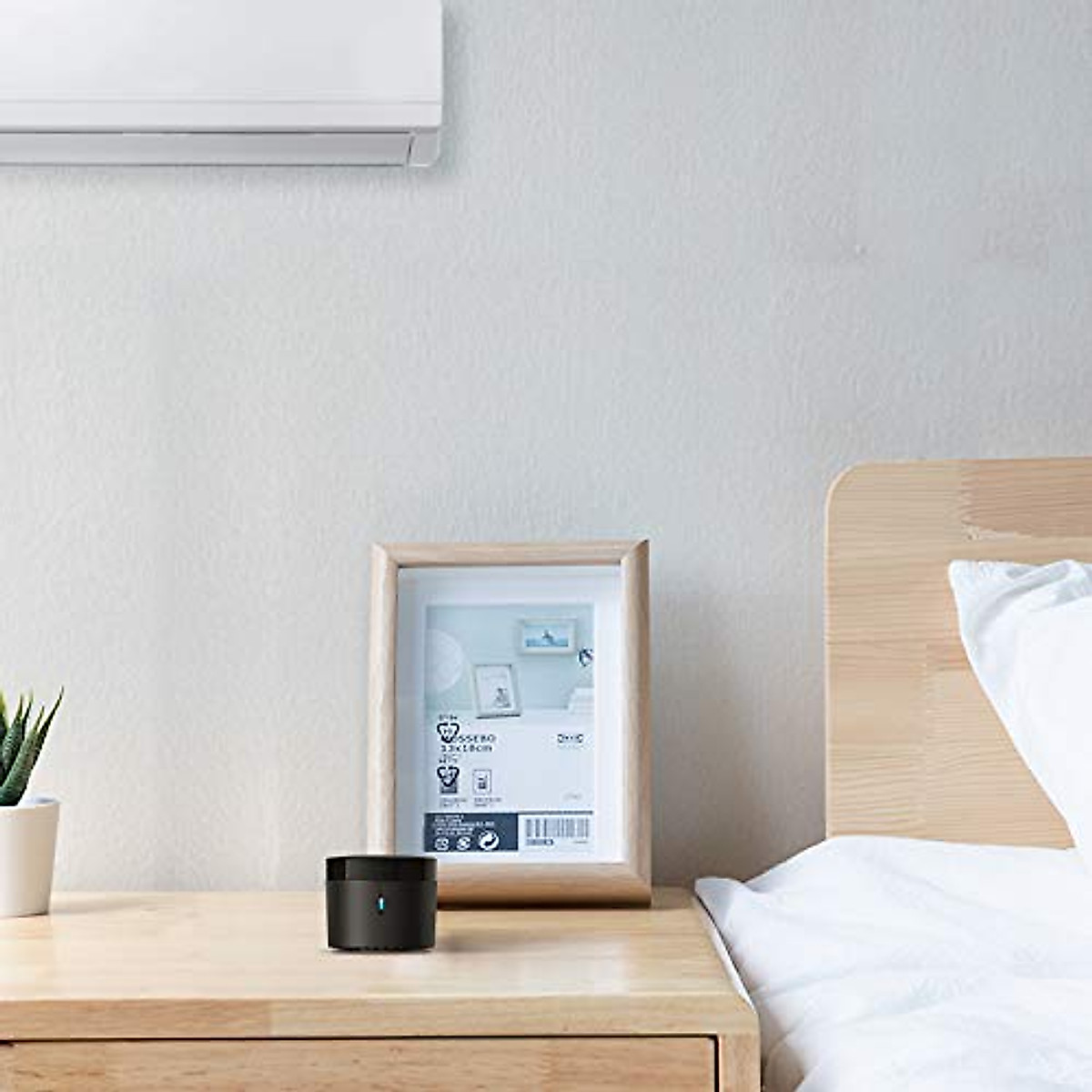 Broadlink RM4 Mini Smart Remote - IR Blaster Hub for Smart Home Automation, Infrared TV Air Conditioner Remote Replacement Compatible with Alexa, Google Assistant, IFTTT