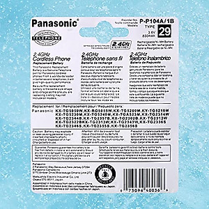 2PACK Cordless Phone HHR-P104 3.6V 830mAh Battery NI-MH AAA Rechargeable Battery for Panasonic Replacement Battery