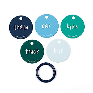 Bella Tunno Teething Flashcards - Soft & Easy Grip Baby Teether and Baby Teething Toys to Help Soothe Gums & Promote Learning Non-Toxic, BPA Free Silicone Teether, Count On It