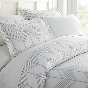 Linen Market Twin Duvet Cover (Light Gray) - Experience Hotel-Like Comfort with Unparalleled Softness, Exquisite Prints & Solid Colors for a Dreamy Bedroom – Duvet Cover Twin Set with 1 Pillow Sham