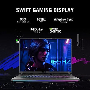 ASUS 2023 Newest ROG Strix G16 Gaming Laptop, 16" FHD 165Hz Display, 13th Gen Intel Core i7-13650HX (14-Core), NVIDIA GeForce RTX 4060, 64GB RAM, 2TB SSD, Wi-Fi 6E, Bluetooth, 4 Zone RGB, Windows 11