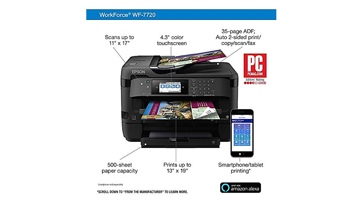 Epson WorkForce WF-7720: Versatile Wide-format Printer