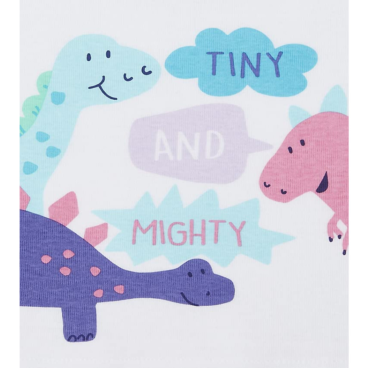 The Children's Place 2 Pack Baby Toddler Girls Snug Fit Cotton Mixed 2 Piece Pajama Sets, Unicorn Dino 2-Pack, 4T