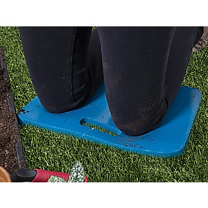 VOS Pegasus Cushion (Capri Blue 11x10x1) Portable Kneeling or Sitting Pad for Soft Comfortable and Eco-frinedly Foam Mat for Gardening, Exercise & Yoga and Various Housework Sport Stadium Seat Pad