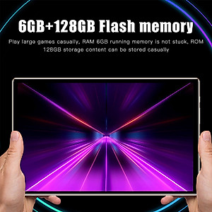 CUIFATI 10.1 Inch Tablet 6GB RAM 128GB ROM 1960x1080 HD Touch FHD Screen Octa Core Dual Camera 7000mAh Battery 5G WiFi 4G LTE Tablet Set with Case Keyboard (US Plug)