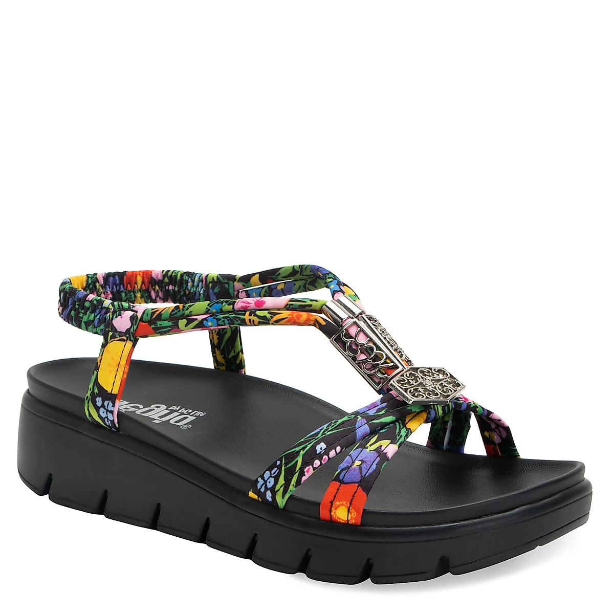 Alegria by PG Lite Women's Roz Tropic Platform Sandal Slide, Sweet Emotions, 8-8.5