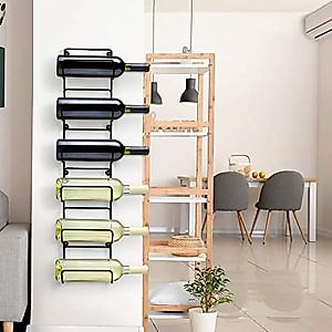 Sorbus Towel-Rack Holder - Wall Mounted Storage Organizer for Linens (Black)