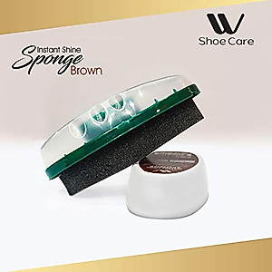 WBM Instant Shoe Shine Sponge,Brown,11ml