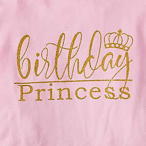 vivifayee Toddler Kids Baby Girls Birthday Princess Outfits Long Sleeve Shirts Dot Bubble Tulle Tutu Skirt 2PCS Fall Winter Skirt Sets