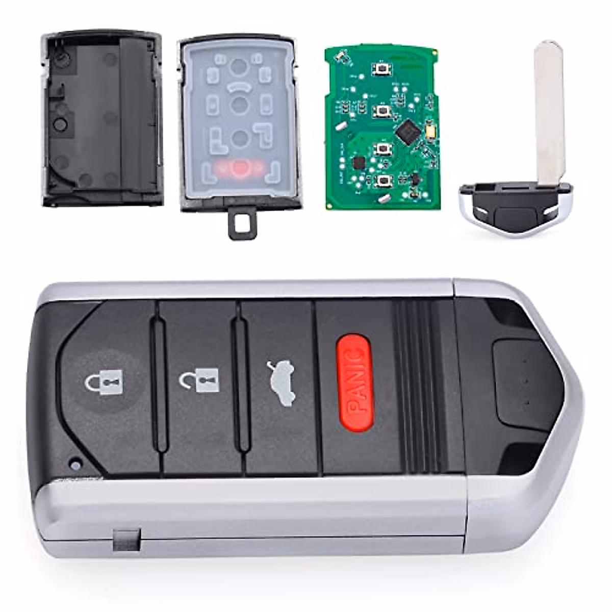 Keymall Car Key Fob Keyless Entry Remote Control for Acura TL 2009 2010 2011 2012 2013 2014(FCC ID:M3N5WY8145 P/N:267F-5WY8145) 4 Button