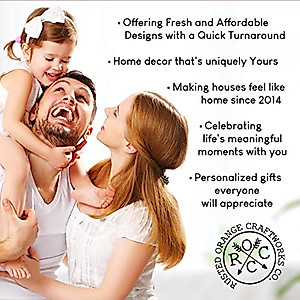 ROCC RUSTED ORANGE CRAFTWORKS CO. I Heart You 36" Wedding Decorations for Reception Personalized Metal Name Sign Wedding Reception Decorations Mr and Mrs Sign Wedding Present Personalized Metal Signs