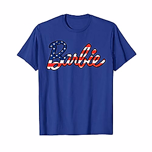 Barbie American Flag Logo T-Shirt