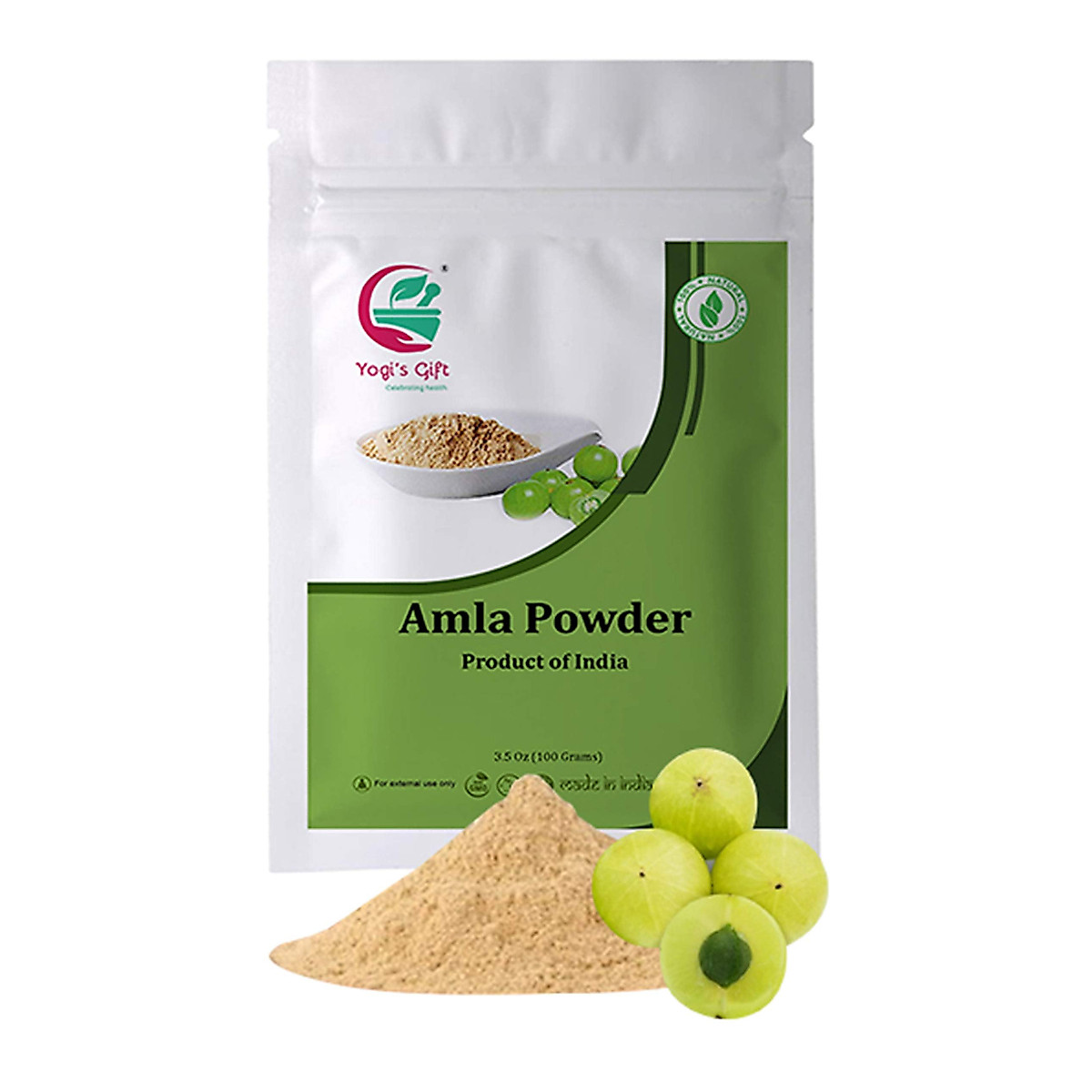 YOGI'S GIFT Celebrating Health Herbal Hair Care Combo Pack (500g/17.65oz) | Hair Mask with Ayurvedic Powders: Amla, Reetha, Shikakai, Brahmi, Hibiscus for Hair Growth