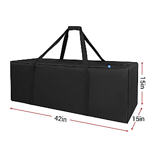 COOLBEBE 42" Sports Duffle Bag - 150L Extra Large Travel Duffel Luggage Bag with Upgrade Zipper, Sturdy & Water Resistant, Black