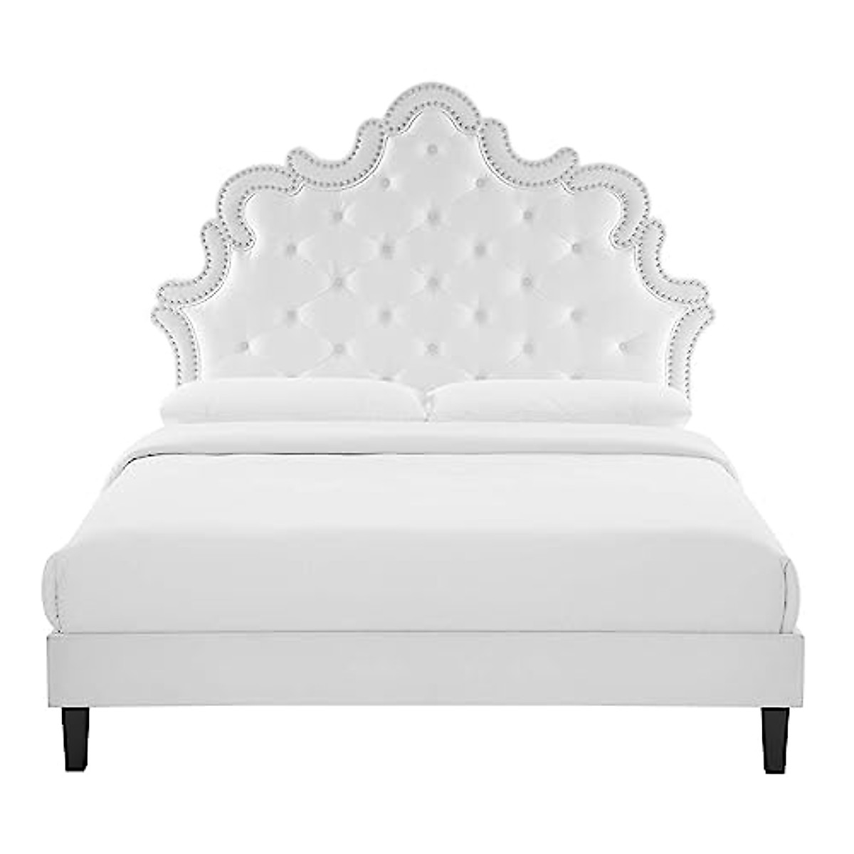 Modway Sasha Platform, Full, White