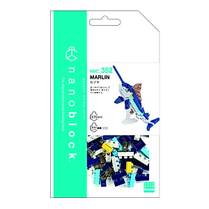 nanoblock - Sea Friends - Marlin, Collection Series Building Kit