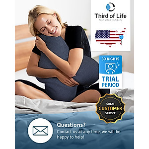 Neck Pillow ACAMAR QuickDry – Designed in Germany – Memory foam bed pillow for sleeping – Ergonomic with quick drying thermic pillowcase – Cervical pillow for neck and back pain – anti snore sleep