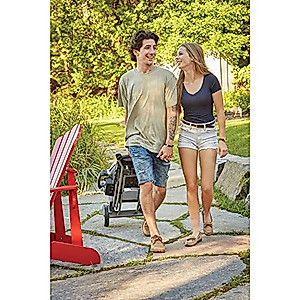 Napoleon Travelq Portable Propane Gas BBQ - PRO285X-BK - Includes Scissor Cart, Use for Tailgating, Camping, & Small Outdoor Spaces