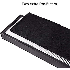 2 Pack True HEPA Replacement Filter for GermGuardian FLT5000/FLT5111 AC5000 Series Models AC5000E, AC5250PT, AC5300B, AC5350W by Seelong