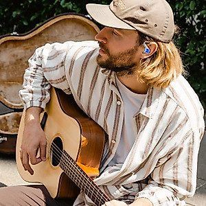 BASN Metalen PRO 4 Drivers in-Ear Monitors Headphones for musicians, Noise Isolating Enhanced Bass Sound Earphones with CNC Metal Craft Shell, Wired Upgraded Detachable MMCX Cables(Sapphire)