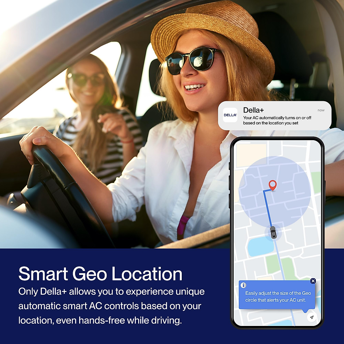 DELLA Motto Series 18000 BTU Wifi Enabled Mini Split 19 SEER2 Cools Up to 1000 Sq.Ft, 208-230V, Works with Alexa, Air Conditioner & Heater with Pre-Charged Heat Pump (R32 Refrigerant)