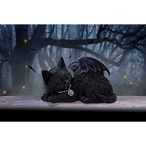 Nemesis Now Cat Nap, Black, 18cm