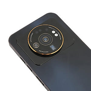 Black Cell Phone Unlocked Smartphone 5G 100-240V 6GB RAM 256GB ROM for Entertainment (US Plug)