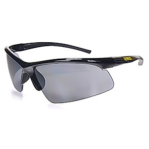 Dewalt DPG51-2C Radius Smoke 10 Base Curve Lens Protective Safety Glasses,Blacks