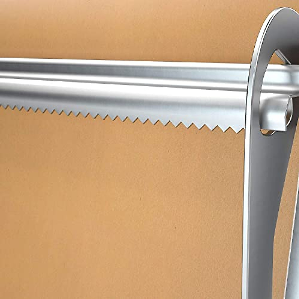 HFS(R) Paper Roll Holder Dispenser with Cutter Wall Mounted or Table Top for Cafe, Artist Studio, Office, Kitchen, Living 24"