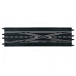 Carrera 30347 Double Lane Change Track Section add on Expansion Accessory Part Compatible with Digital 132 and 124 Slot car Tracks