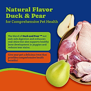 Dog Probiotics for Gut, Immune & Skin Health + Dog Flea and Tick Treatment Chewable, Natural Defense - 180 Soft Chews