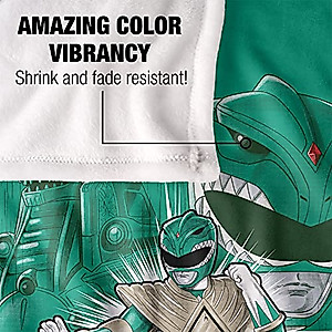 Power Rangers Green Ranger Silky Touch Super Soft Throw Blanket 36" x 58"