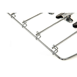 3 Quality Multi Pants Hangers, Real Heavy Duty, Space-Saving Multi-Bar Metal Hangers, Stable with Non-Slip Foam Padding, Swivel Hook for 5 Jeans Each, Suit Pants, Scarves, Towels, Trousers (Pants, 3)