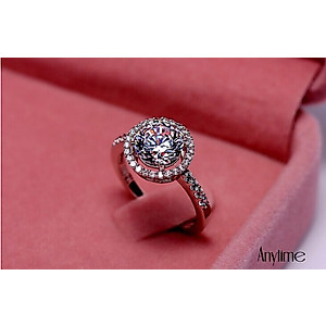 TenFit Jewelry Wedding Ring for Women Silver Ring Engagement Diamond Ring,Size 6