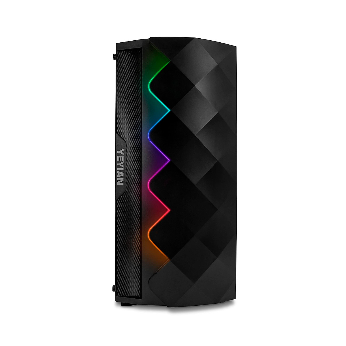 YEYIAN Shoge Gaming PC Desktop Computer, AMD Ryzen 5 5600X 4.6GHz, Nvidia RTX 3070 8GB, 1TB NVMe SSD, 16GB DDR4 3200MHz, ARGB Fans, Windows 11 Home Wi-Fi