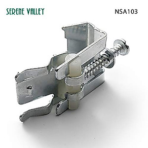Serene Valley Topmount Sink Clips, Sink Brackets and Supports, Top mount Kitchen Sink Clips NSA103 - Heavy-Duty 10pcs Kit