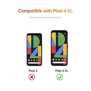 YESPURE Crossbody Case for Google Pixel 4 XL,Phone Case for Google Pixel 4 XL,Crystal Clear Soft TPU Anti-Scratch Shockproof Case with Neck Cord Lanyard Strap - Blue Black