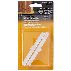 Prime-Line N 6539 7/8 In., White Nylon, Top Mount Bi-Fold Door Slide Guide, Acme (2 Pack)