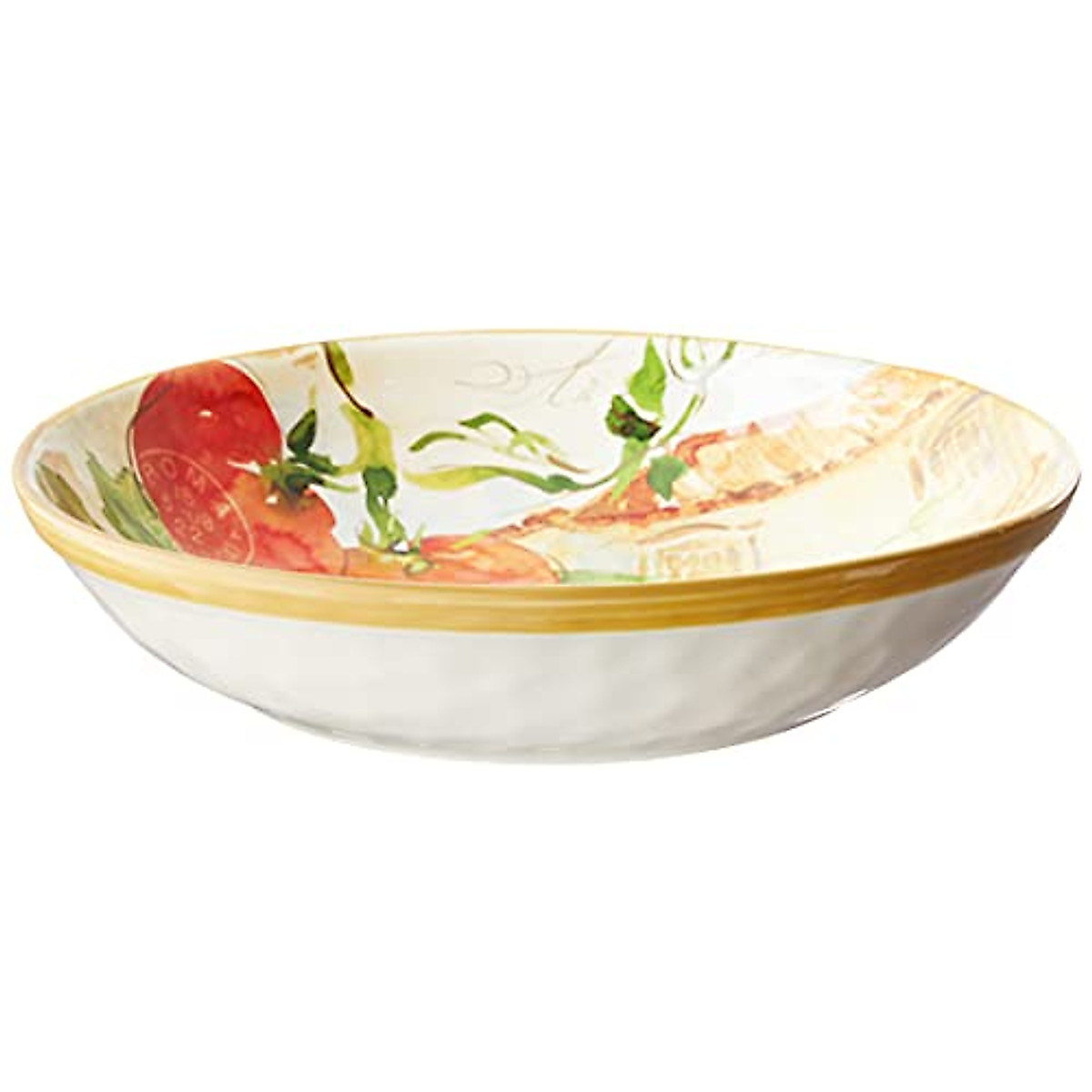 Certified International Corp Piazzette Serving/Pasta Bowl 13" x 3", Multicolor