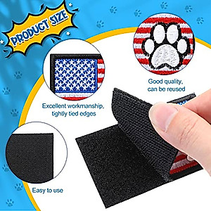 12 Pieces Dog Patches for Service Dog Vest Removable Tactical Hook Loop Harness Patch Set Service Dog Patch Embroidered in Training Patch Animal Working Dog Patch for Vest Harnesses Collars Leashes