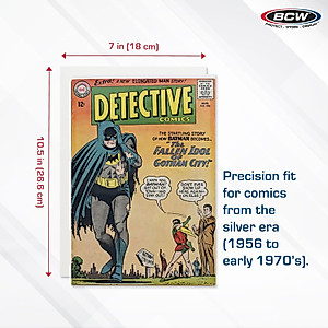 BCW Silver Age Comic Book Backing Boards - 100 ct