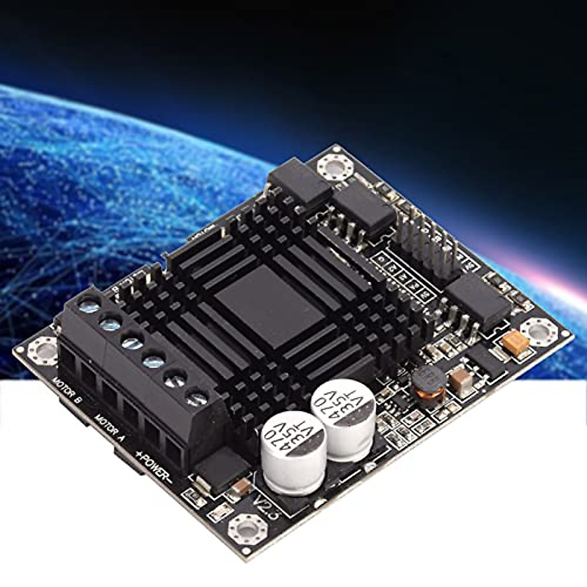 Motor Driver Module, Anti Interference Double Channel Stable Motor Control Driver Module for Robot Competition