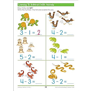 School Zone - Math Readiness Workbook - 64 Pages, Ages 5 to 7, Kindergarten to 1st Grade, Telling Time, Counting Money, Addition, Subtraction, and More (School Zone I Know It!® Workbook Series)