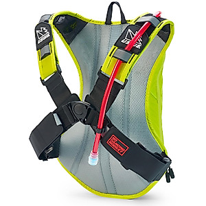 USWE Outlander Hydration Pack, Hydration Backpack with Water Bladder Included - Backpack for Cycling, MTB, Trail Running & More (9L, Yellow)
