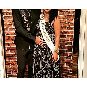 Mommy to be Sash for welcome Baby,HP themed Baby Shower Sash "9¾ Pregnant " fro Gender Reveal Party,Pregnant Announcement Party Decorations (White)