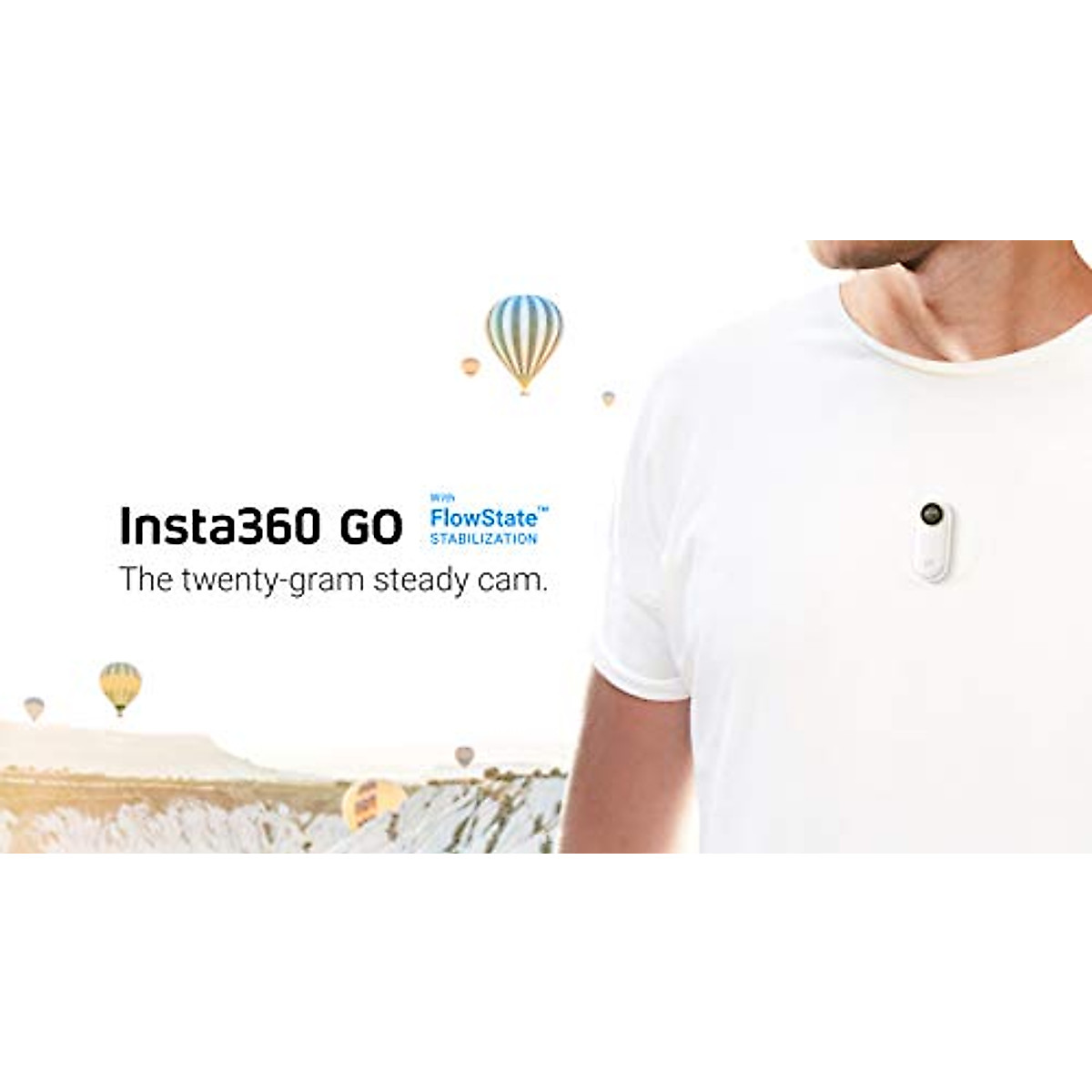 Insta360 GO Stabilized Sports Action Camera Mount Anywhere Hands Free Auto Edit Slow-mo Vlog Travel 1080P Video Cam